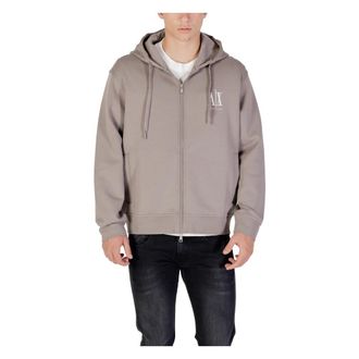 A|X Armani Exchange Kapuzenpullover Herren Baumwolle Polyester Elasthan - - Sweatshirts & Hoodies - Herren - Beige - L