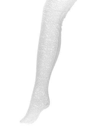Valentino Garavani Womens White Polyamide Socks Clothing