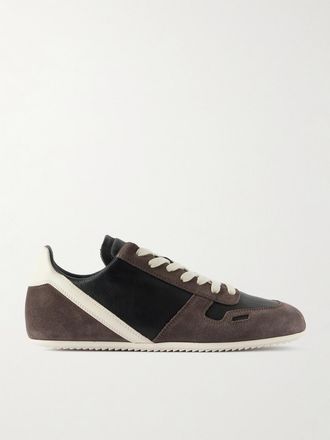 Rick Owens Sneakers Aus Veloursleder Und Leder - Braun