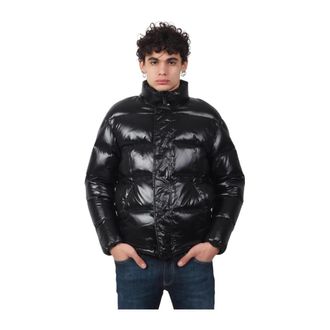 Ciesse Piumini Schwarze gl&auml;nzende Herren Bomberjacke - - Jackets - Herren - Schwarzk - L