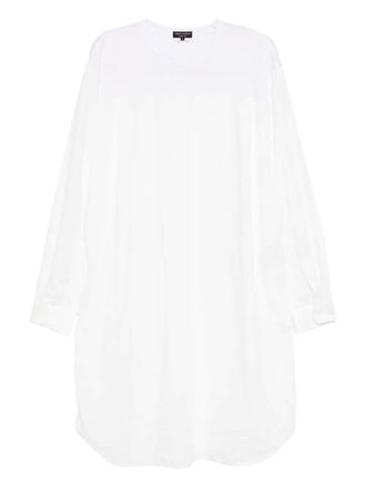 Comme Des Garçons T-Shirt mit Hemddetail - Weiß