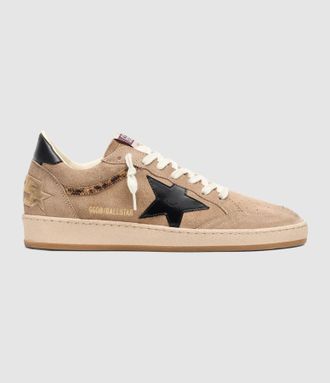 Golden Goose Baskets Ball Star Warm Beige Black Beige Brown Leo