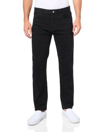 A|X Armani Exchange Mens, Jeans, Essential, J13 Slim fit, Stretch Cotton Bull Denim, Black, 34