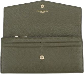 Pourchet Femme, Accessoires, Vert, Taille: ONE Size Club Large Wallet