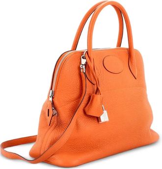 Herm&egrave;s Bolide Bag Clemence Satchel-Tasche 31cm - Orange
