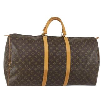 Louis Vuitton Pre-owned Canvas Weekend Bag - - Pre-owned - Damen - Braun - ONE SIZE