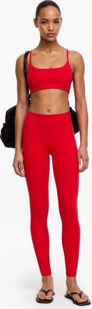 Arket Weiche Active Leggings -Rot