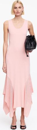 Arket Draped Knit Dress -Rosa