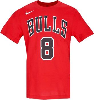 Nike Chicago Bulls T-Shirt Zach Lavine Nr. 8 - - Sport - Herren - Rot - L