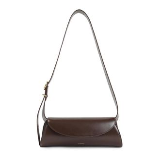 Jil Sander Dark Heart Leather Cannolo Bag - - Bags - Damen - Braun - ONE SIZE