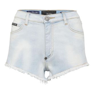 Philipp Plein Denim Shorts - - Shorts - Damen - Blau - W25