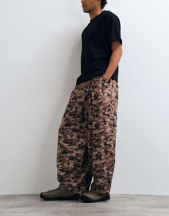 Collusion XL-Ballonhose im Military-Muster-Multi