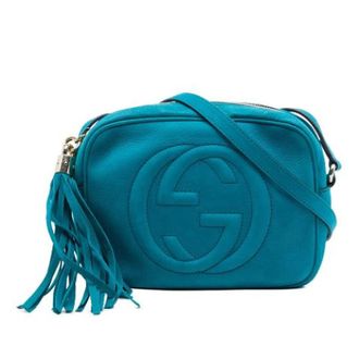Gucci Pre-owned Soho Disco Umh&auml;ngetasche - - Pre-owned - Damen - Blau - ONE SIZE
