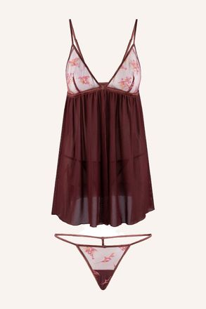 LingaDore Babydoll & String rot