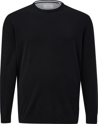 s.Oliver Herren 2148210 Pullover, 9999 schwarz, XXL