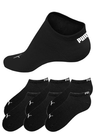 Puma Sneakersocken PUMA PU Sneaker Socks 6-pack, Damen, Gr. 35-38, schwarz, Obermaterial: 72% Baumwolle, 24% Polyester, 3% Polyamid, 1% Elasthan, unifarben