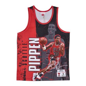 Mitchell & Ness Chicago Bulls Tank Top Scottie Pippen - - Sport - Herren - Mehrfarbig - S