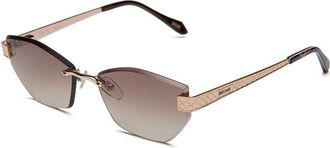 Just Cavalli Sonnenbrille Gl&auml;nzendes Kupfergold