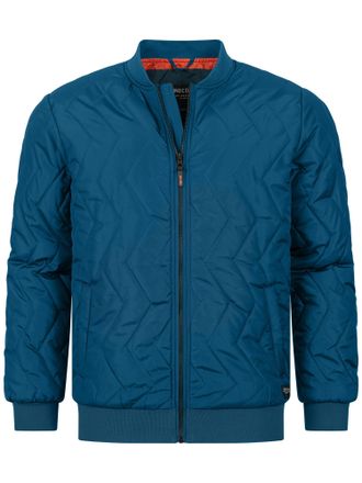Indicode Herren INGatlin Steppjacke Bomberjacke | Herrenjacke &Uuml;bergangsjacke M&auml;nner Majolica Blue, XXL