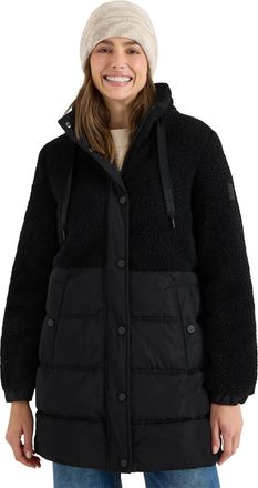 Cecil Damen Teddy Mantel mit Strukturmix