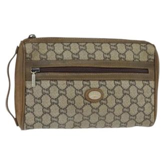Gucci Pre-owned Canvas Clutch - - Pre-owned - Damen - Beige - ONE SIZE