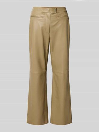 HUGO BOSS Regular Fit Lederhose aus echtem Lammleder Modell SIMARY