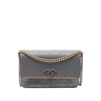 Chanel Sac bandouli&egrave;re Lady Coco Pre-owned - Femme - Pre-owned - Gris - Taille: ONE Size