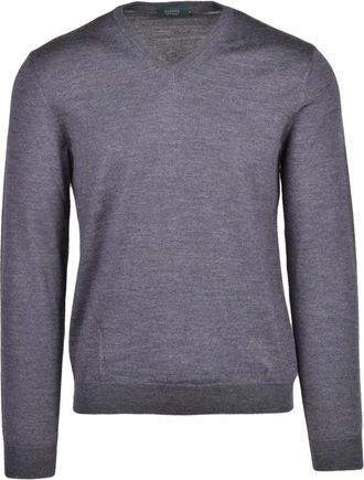 Slowear Slowear, Homme, Pulls, Gris, Taille: L Maglioncino a V