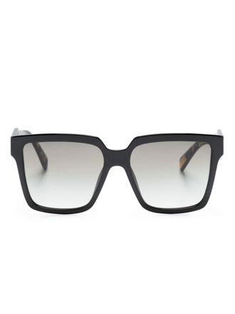 Prada lunettes de soleil à monture carrée - Noir