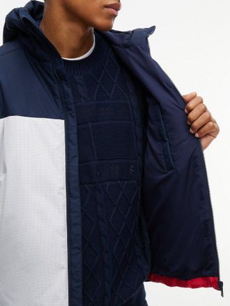 Tommy Jeans Outdoorjacke Freizeitjacke, &Uuml;bergangsjacke, Regular Fit, Kapuze