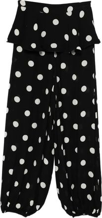 Adriana Degreas Hose mit Polka Dots - Schwarz