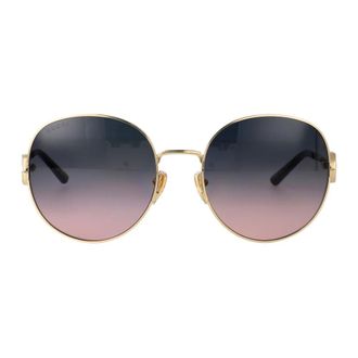 Gucci Gg2047S Runde Sonnenbrille - - Accessories - unisex - Gelb - 58 MM