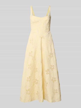 Bardot Cocktailkleid mit Lochstickerei Modell LILAH