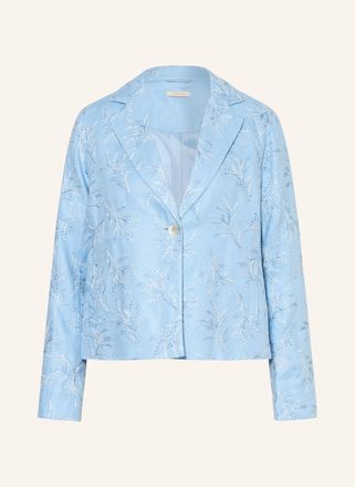 Lilienfels Lilienfels Blazer Mit Leinen blau