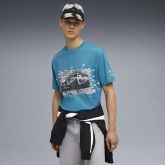 Puma BMW M Motorsport Graphic Mono T-Shirt Herren, Kleidung, Blau, XXL