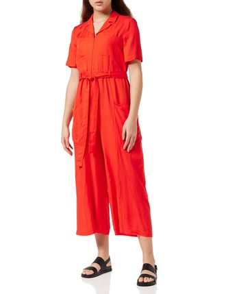 French Connection Damen Enzo Overall, Mohnrot, 8