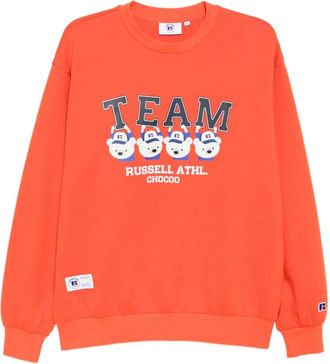 Chocoolate sweat à imprimé graphique - Orange