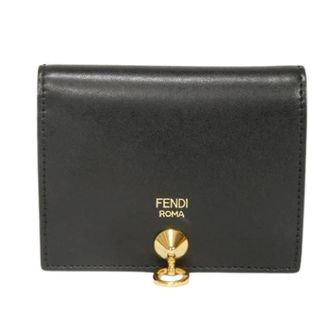 Fendi Pre-owned By The Way Small Wallet Calf Leather - Femme - Pre-owned - Noir - Taille: ONE Size