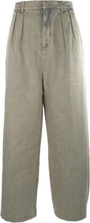 Loewe Homme, Jeans, Beige, Taille: M Jeans Amples Pliss&eacute;s