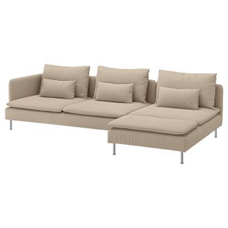 IKEA S&Ouml;DERHAMN 4er-Sofa mit R&eacute;camiere