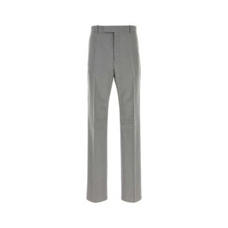 Jil Sander Homme, Pantalons, Gris, Taille: XL Wool Poplin Pantalons