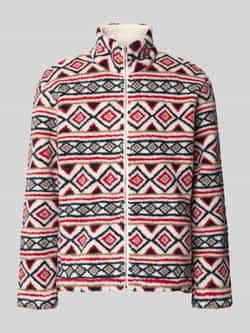 Mc Neal Regular Fit Fleecejacke mit Stehkragen