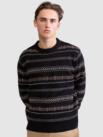 Redefined Rebel RRHendrix Knit Boxy Fit Pull noir