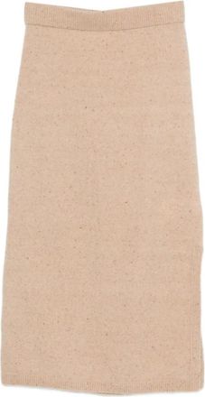 iBlues Femme, Jupes, Brun, Taille: 42 FR Richard Ribbed Midi Skirt