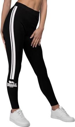 Lonsdale MALLOWHAYES Casual Pants, Black/White, XXL Womens