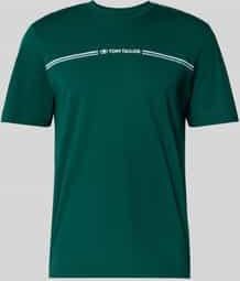 Tom Tailor Regular Fit T-Shirt aus reiner Baumwolle