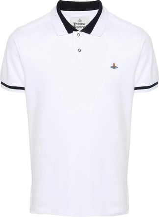 Vivienne Westwood Poloshirt mit Orb-Stickerei - Wei&szlig;