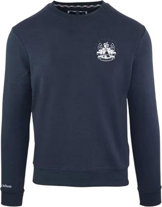 Aquascutum Sweatshirt f&uuml;r Herren, Rundhalsausschnitt, Regul&auml;r (Marine)