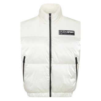 Plein Sport Femme, Vestes, Blanc, Taille: 40 FR Jogging Vest