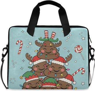 Alaza Sac pour ordinateur portable de 40,6 à 15,6 pouces - Motif grenouille mignonne - Sac pour ordinateur portable de 40,6 à 15,6 cm - Pour femme et homme 